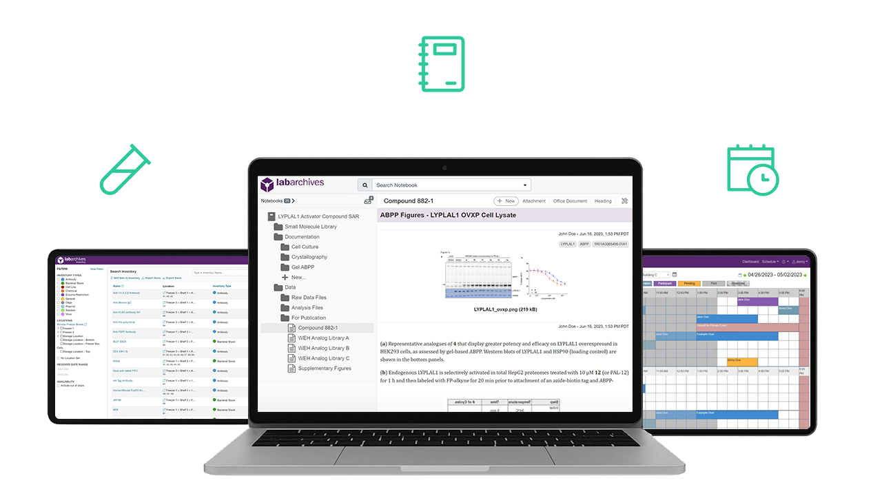 LabArchives, Your Electronic Lab Notebook
